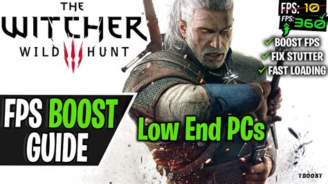 How To Increase FPS In The Witcher 3 FPS Boost LAG And Stutter Fix