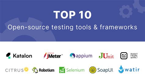 Top 10 Free Open Source Testing Tools Framework Libraries