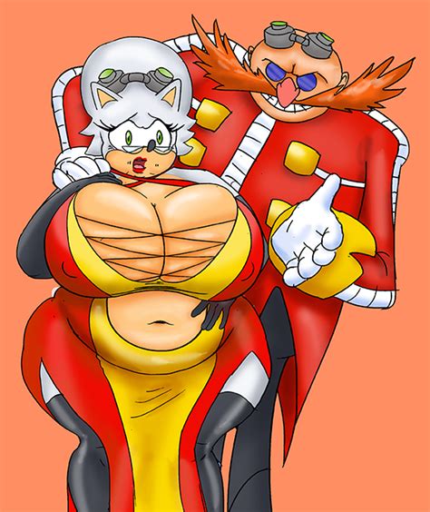 Rule 34 Bbw Belly Dr Eggman Dr Robotnik Female Gilf Hand On Belly Holding Hands Huge Breasts