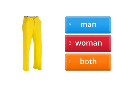 classifying clothing items cuestionario