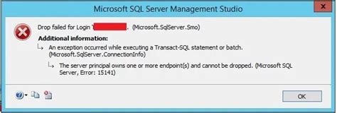 How To Fix SQL Server Error 15141