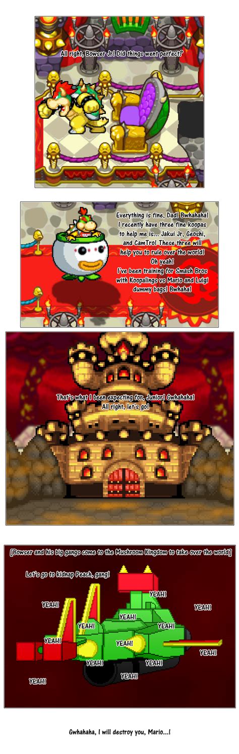 Comic Practice Bowser And Bowser Jr By O Camtroartist O On Deviantart