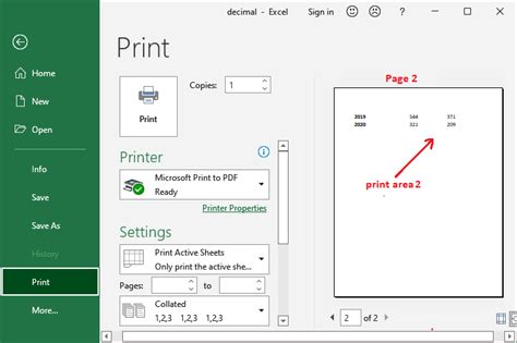 How To Set Print Area In Excel Javatpoint