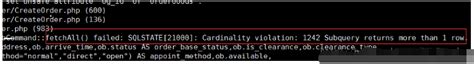 how to solve mysql error subquery returns more than 1 row mysql tutorial php cn