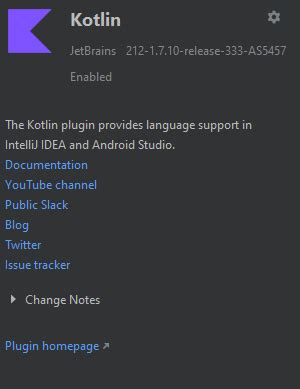 Android Plugin Incompatible With The New Build Found Kotlin Stack