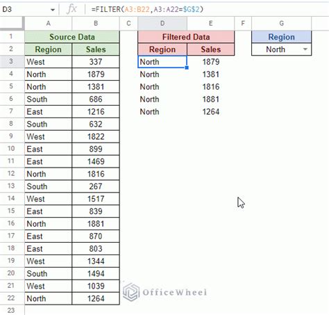 Google Sheets The FILTER Function A Comprehensive Guide