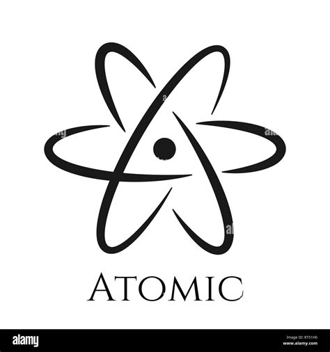Atom Sign Icon Science Symbol Isolated For Design Stock Vector Image
