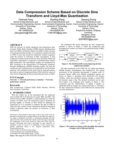 pdf data compression scheme based on discrete sine transform and lloyd max quantization