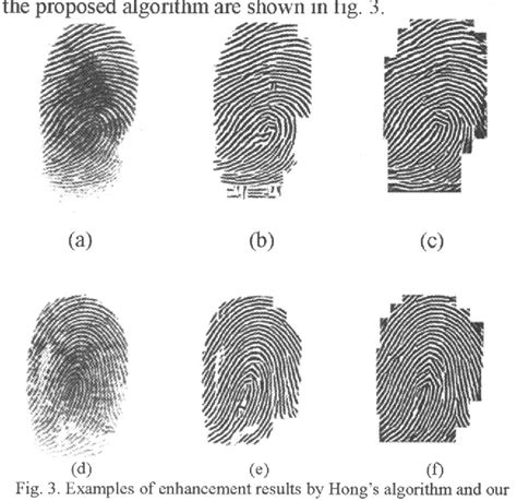figure 3 from a gabor filter based fingerprint enhancement algorithm in wavelet domain