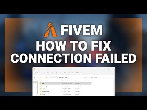 FiveM How To Fix Connection Failed Error Complete 2024 Guide