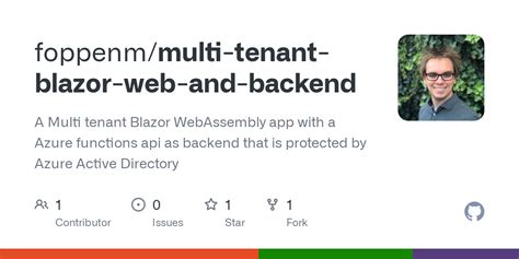 Github Foppenm Multi Tenant Blazor Web And Backend A Multi Tenant