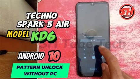 Techno Spark 5 Air Hard Reset Techno Spark 5 Air KDA Pattern