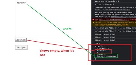 Javascript Vuexlaravel Cant Send Multiple Files With Formdata And Axios To Server Side
