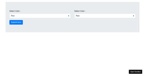 Forms Forked Codesandbox