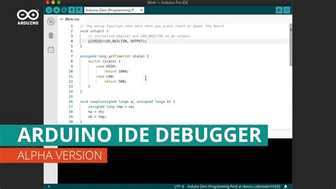 arduino pro ide debugger youtube