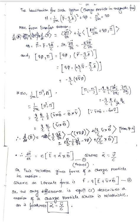solved or ivativa c using ehrenfest theorem prove that
