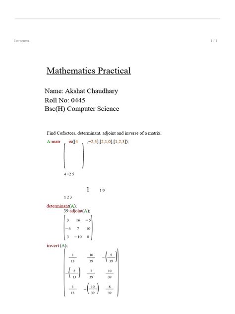 akshat chaudhary 0445 pdf matrix mathematics operator theory