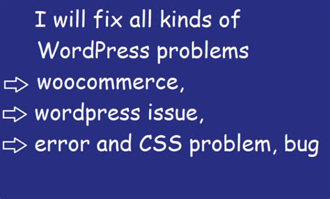 fix woocommerce wordpress issue error and css problem bug by rehan wordpress fiverr