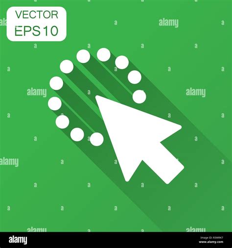 Computer Mouse Cursor Icon In Flat Style Arrow Cursor Vector