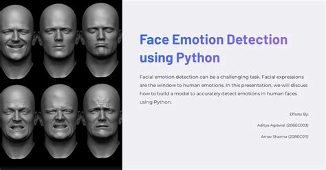 face emotion detection using python