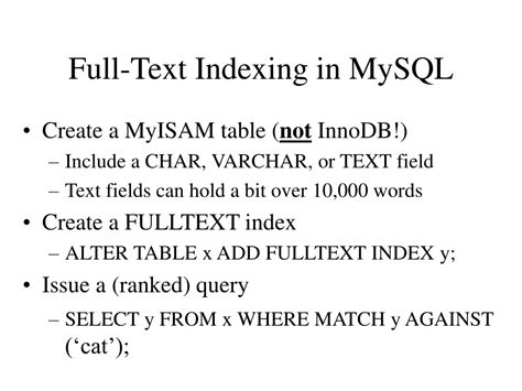 ppt full text indexing powerpoint presentation free download id 9159620