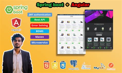 develop web application using java spring boot rest api and angular by fahimprodhan1 fiverr