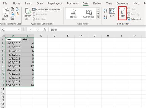 How To Filter Dates By Year In Excel With Example