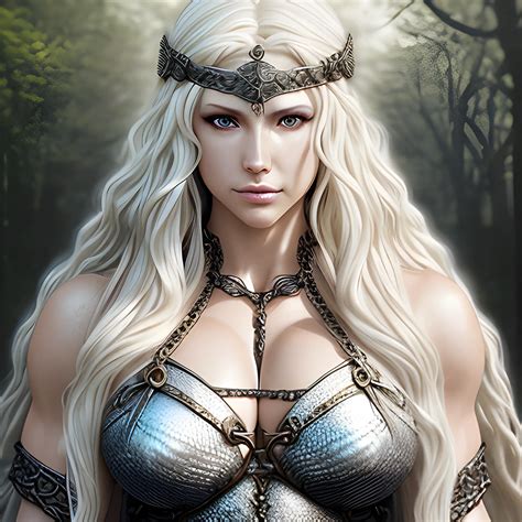 Dragons Crown™ Amazon™ Hyper Realistic Hyper Beautiful Face Arthubai