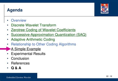 embedded zerotree wavelet an image coding algorithm ppt download