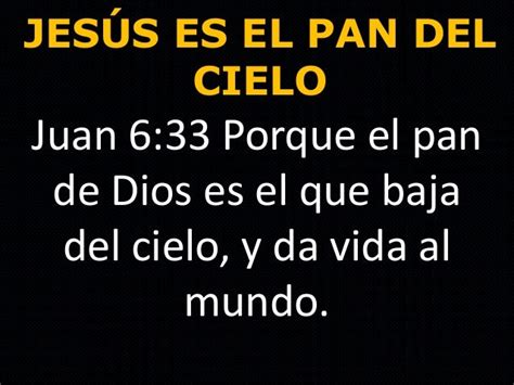 Conociendo El Pan De Vida