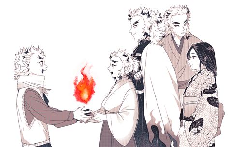 Rengoku Kyoujurou Rengoku Senjurou Rengoku Shinjurou Rengoku Ruka And Rengoku Toujurou