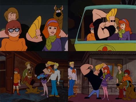 Scooby Doo Johnny Bravo Flirts With Daphne By Dlee1293847 On Deviantart