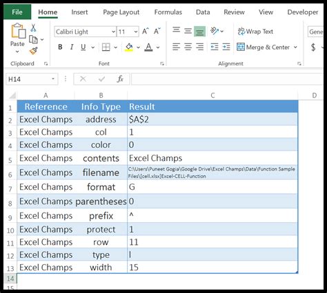 Excel Information Functions Examples Sample Files Excel Functions