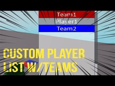 Custom Playerlist Update Scripting Support Developer Forum Roblox