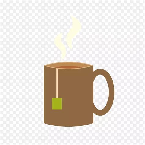 茶杯茶包棕色矢量PNG图片素材下载 图片编号xypvpoly 免抠素材网