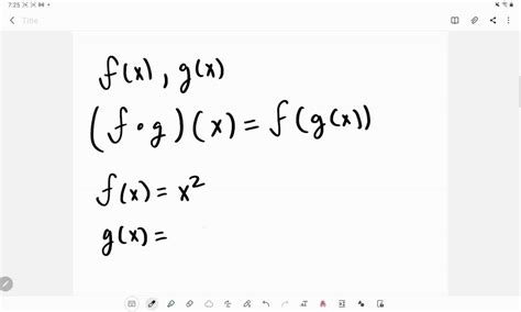 solved given two functions f x and g x explain how to find f ∘g x