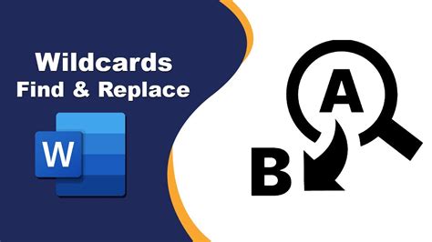 How To Use Wildcards In Microsoft Word Find And Replace Youtube