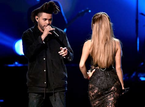 Ariana Grande Shows Some Skin In Sexy See Through Dress For 2014 Amas Performance E News