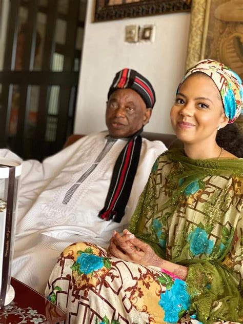 Entertainment Photos Of Billionaire Daughter Adama Indimi And Her Hubby As They Visit Her