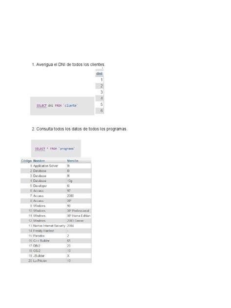 ejercicios mysql pdf internet microsoft windows