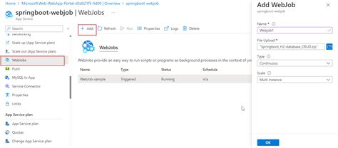 how to deploy simple java spring boot application into azure web job stack overflow