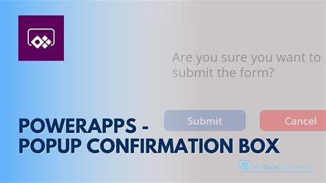PowerApps Popup Confirmation Box YouTube