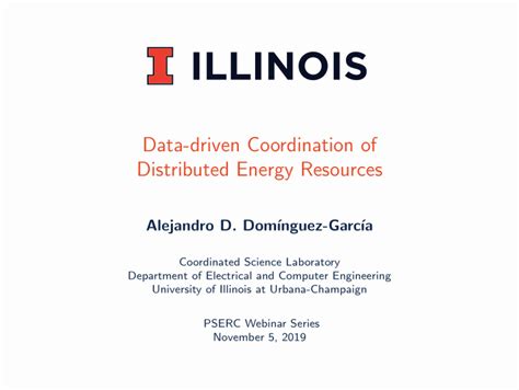 [ppt] data driven coordination of distributed energy resources alejandro powerpoint