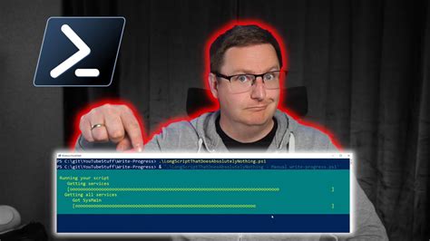 how to write progress bars with powershell youtube