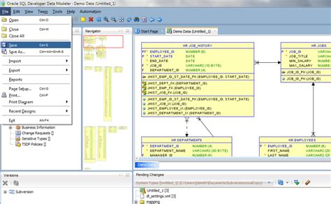 importing your data dictionary to a new oracle sql developer data modeler design