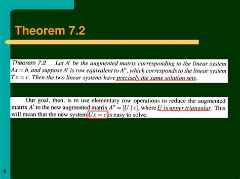 ppt chapter 7 numerical methods for the solution of systems of equations powerpoint