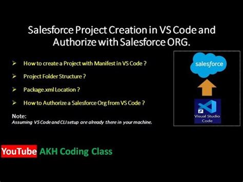 How To Create Salesforce Project With Manifest In VS Code And