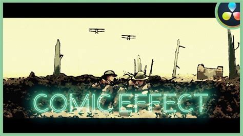 Davinci Resolve 17How To Make A Comic Look Effect DaVinci Resolve