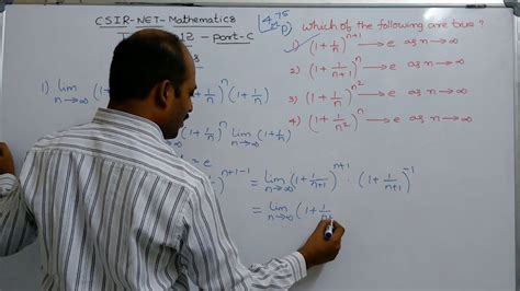csir net mathematics june 2012 part c problem youtube