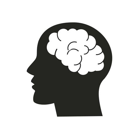Human Head Brain Icon Illustration Vector Designs That Are Suitable